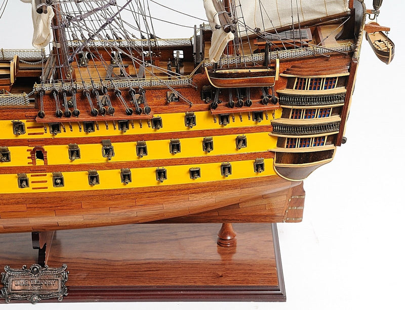 Assembled HMS Victory Wood Model Ship 38" Painted – SEA GIFTS